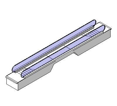 Building Revit Family Moving Walk Escalators