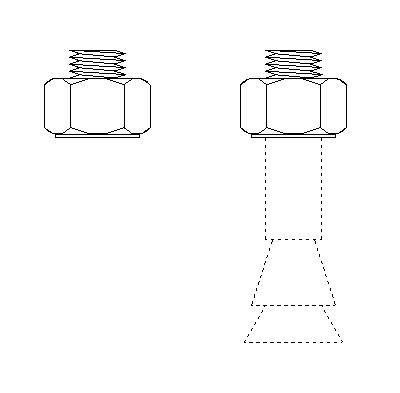 Building Revit Family bolts expansion bolt