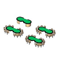 Building Revit Family Casino Furnishings Furniture