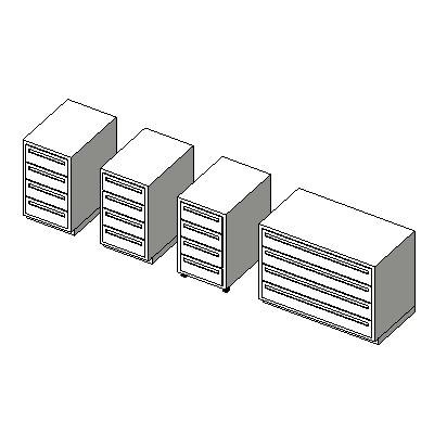 Building Revit Family file Furniture cabinet
