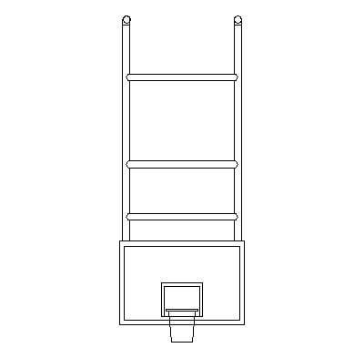 Building Revit Family gym backstop Detail