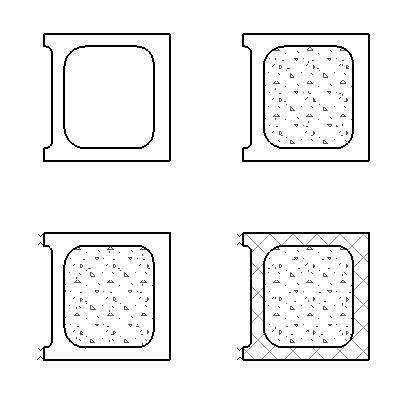 Building Revit Family CMU Detail Component