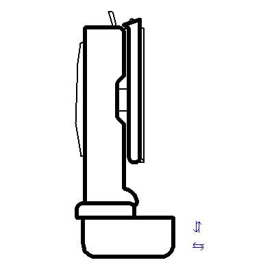 Building Revit Family millwork cabinet hinge