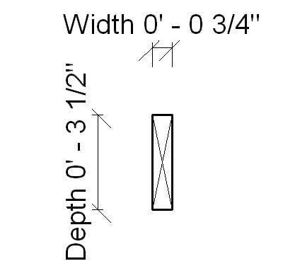 Building Revit Family wood shims Detail