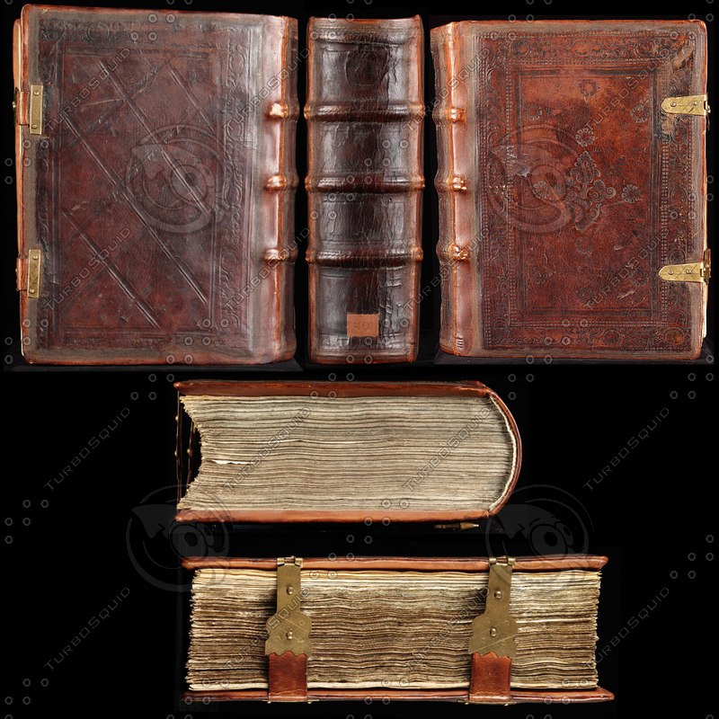 Texture PNG book medieval old