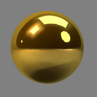 Materials Maya chrome metal material