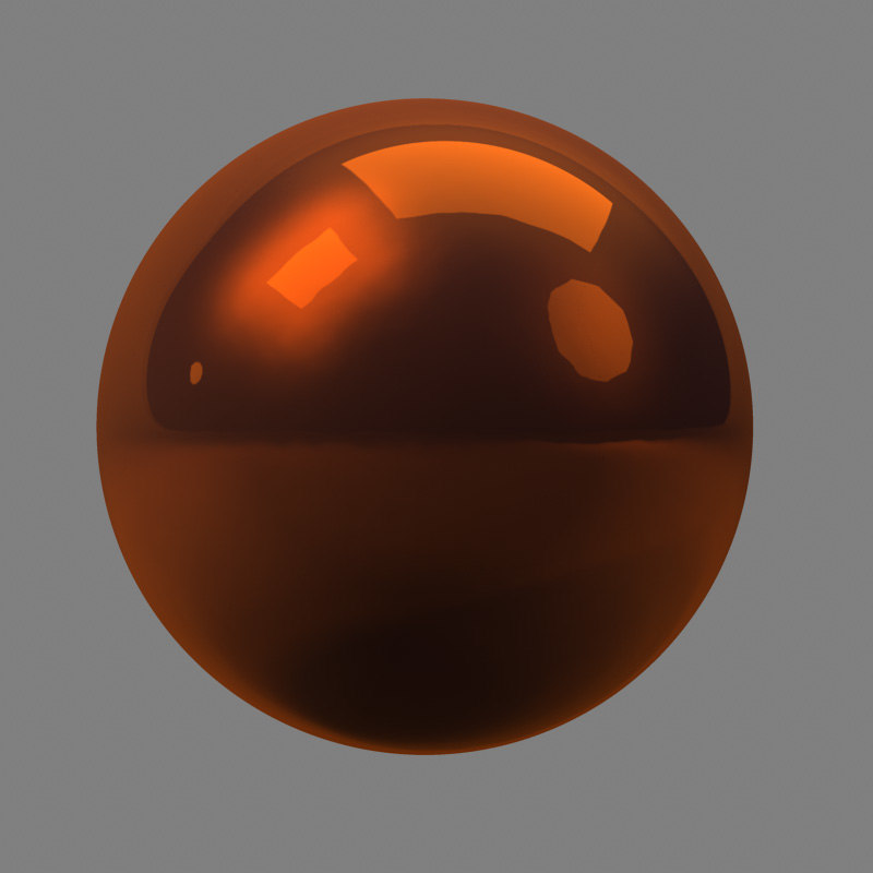 Materials Maya bronze metal material