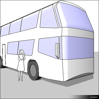 Building Revit Family Vehicle Bus Car