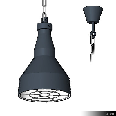 Building Revit Family Lamp Suspended Lighting