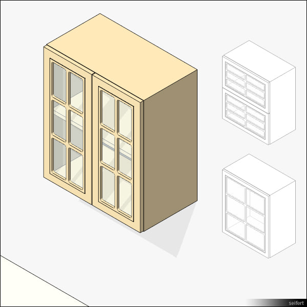 Building Revit Family kitchen unit wall