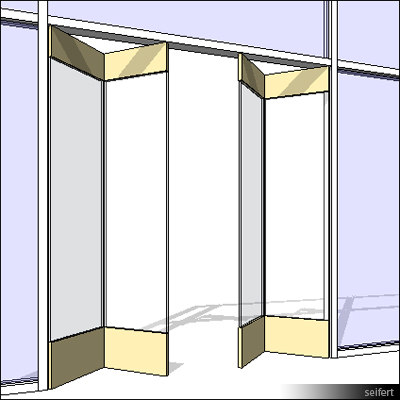 Building Revit Family Door Fold Wall