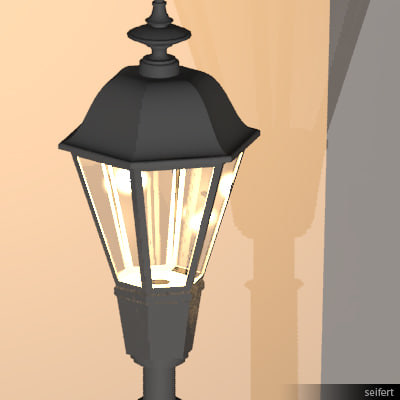 Building Revit Family Historic Street Lamp