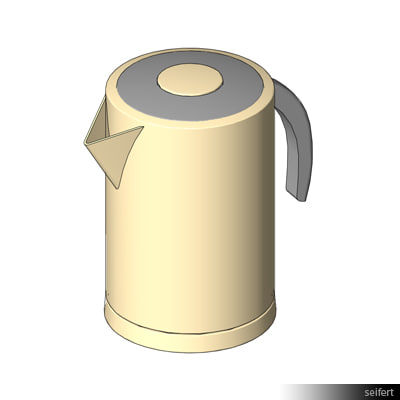 Building Revit Family kettle electric kitchen