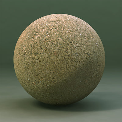 Materials Maya sand ground cracked