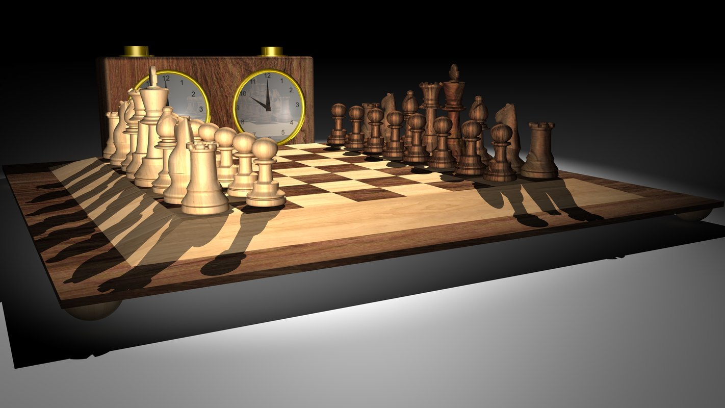 Materials chess knight rook