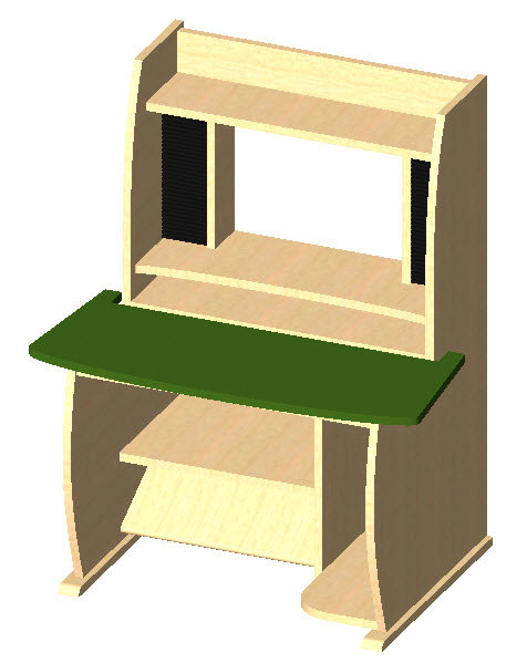 Building Revit Family desk furniture