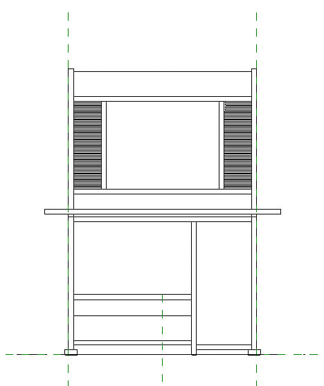 Building Revit Family desk furniture