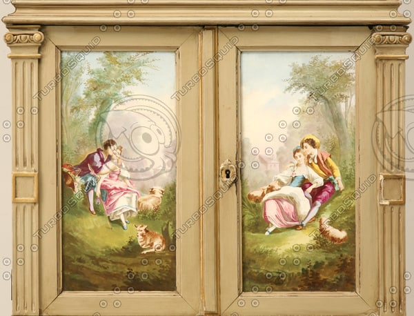 Texture PNG French Painted Furniture