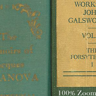 Texture PNG book green spine