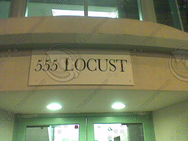 Stock JPEG Locust sign street