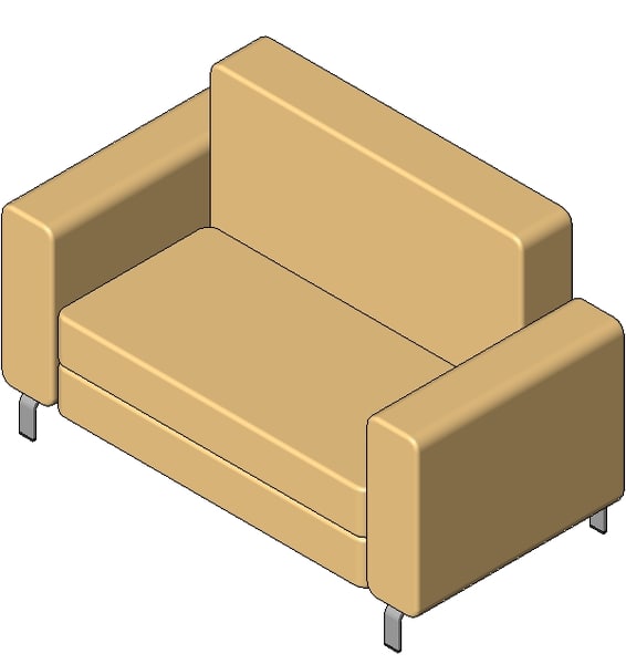 Building Revit Family sofa Furniture rfa
