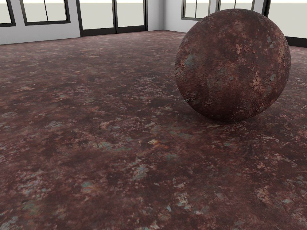 Materials rusted rust metal