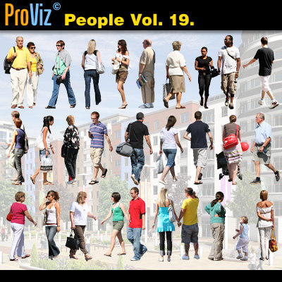 Texture JPEG people 3drender viz