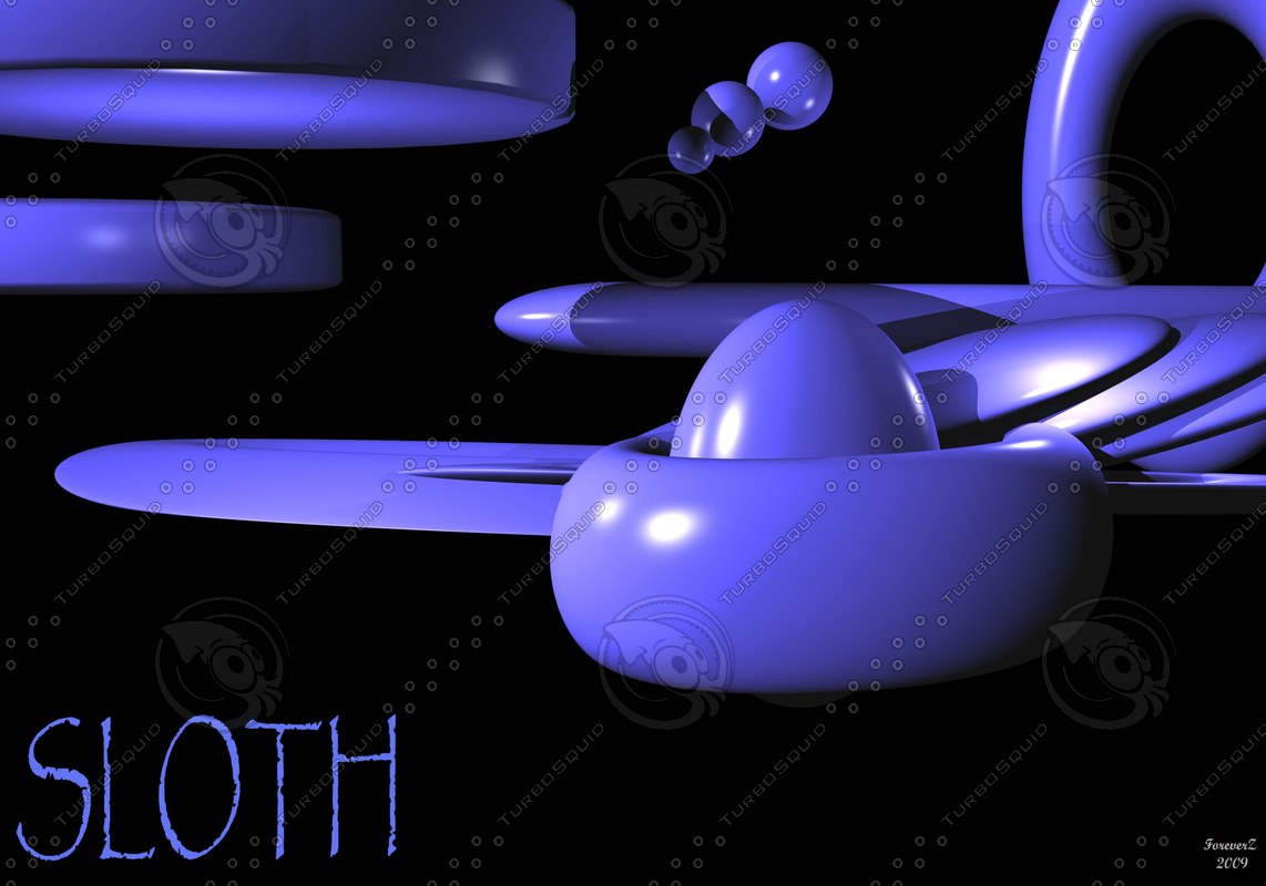 General JPEG Sloth blue deadly