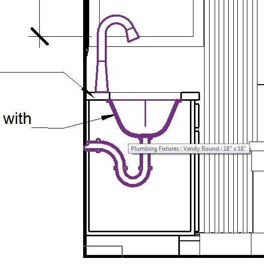 Building Revit Family Sink Lavatory Undermount