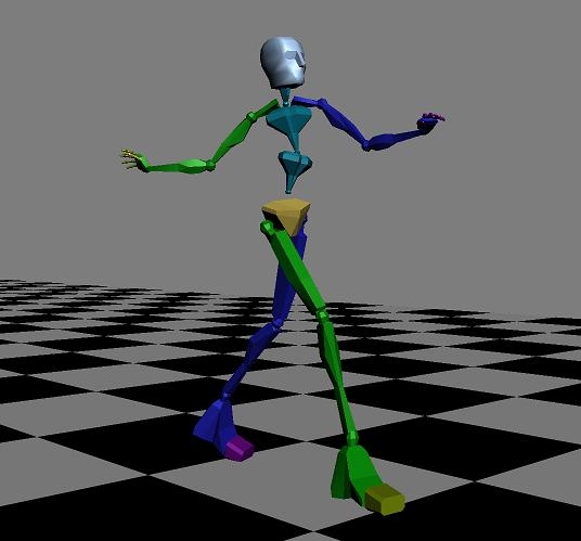 Motion Character Studio Biped walk sexy confident