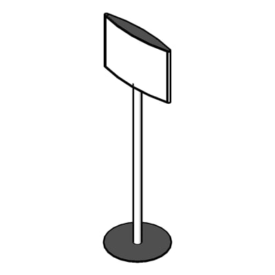 Building Revit Family sign double sided