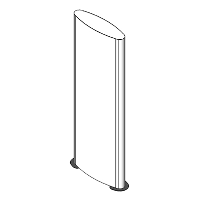 Building Revit Family sign sided lighted