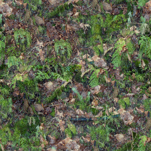 Texture ground undergrowth seamless