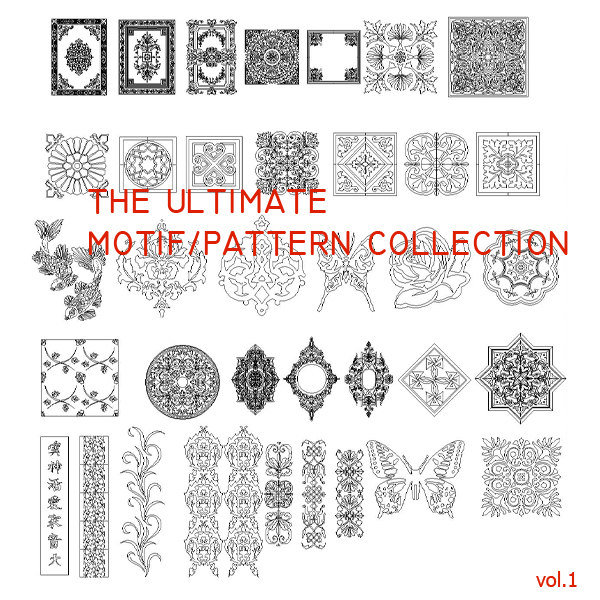 Pattern Lines Vector Free Autocad File Download Dwg Blocks