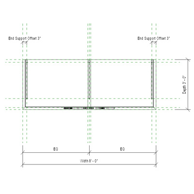 Building Revit Family canopy steel channel