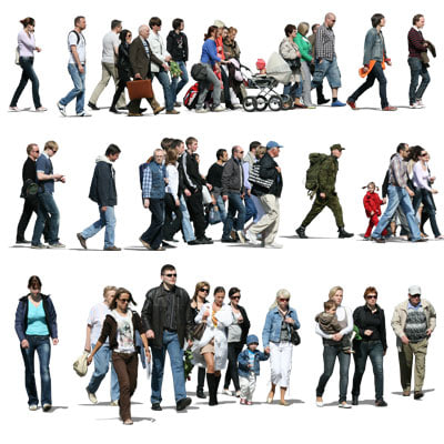 Texture Photoshop character collection person