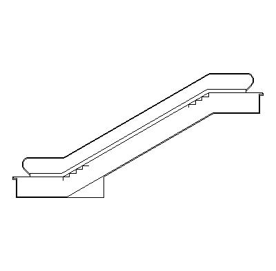 Building Revit Family escalator Detail Component