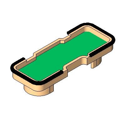 Building Revit Family Casino Furnishings Furniture