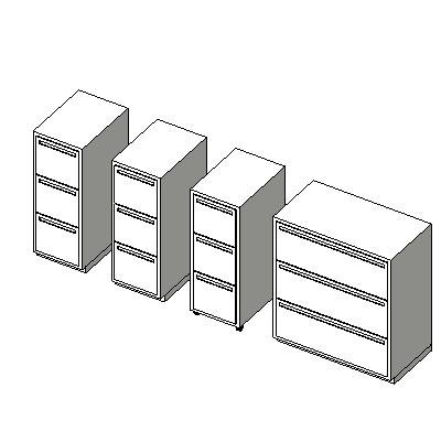 Building Revit Family file Furniture cabinet