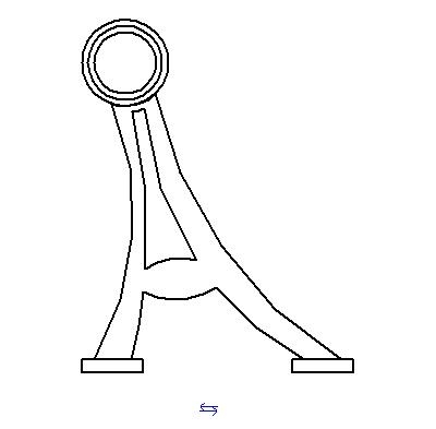 Building Revit Family millwork bar footrail