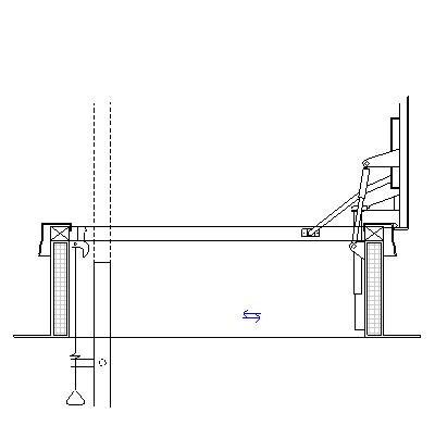 Building Revit Family roof hatch Detail