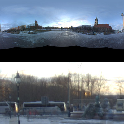 Texture hdr map dusk