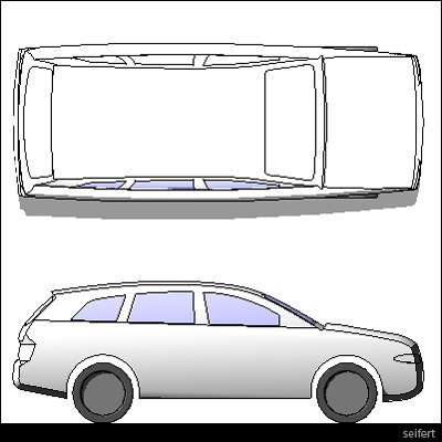 Building Revit Family vehicle car sedan