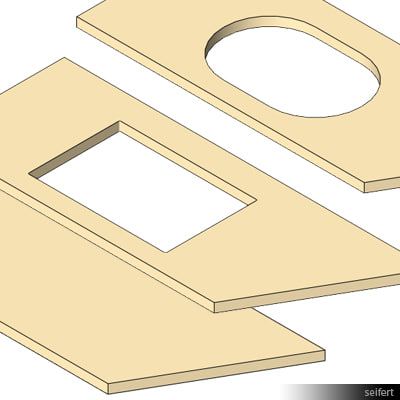 Building Revit Family Countertop Casework Kitchen