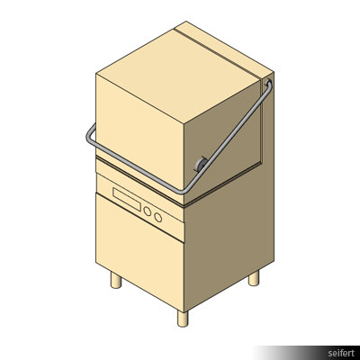 Building Revit Family Dish Washer Door