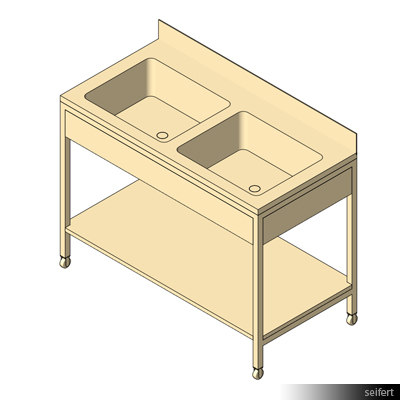 Building Revit Family Sink Commercial Kitchen
