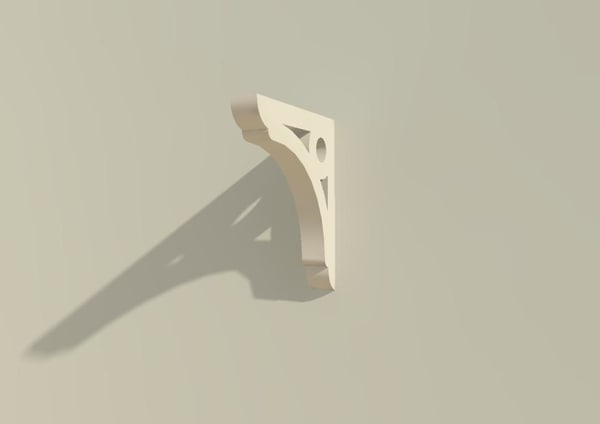 Building Revit Family bracket colonial corbel