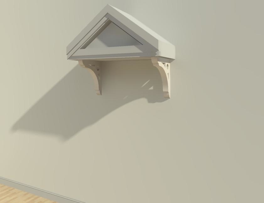 Building Revit Family bracket colonial corbel