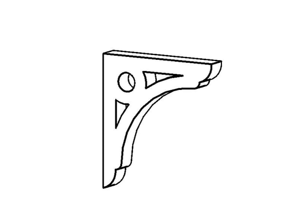 Building Revit Family bracket colonial corbel