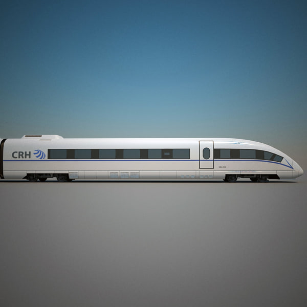 3ds chinese crh-3 high-speed train